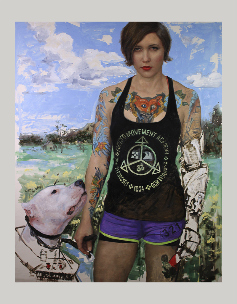 Cesar Santos "Woman with dog" - Moche Project