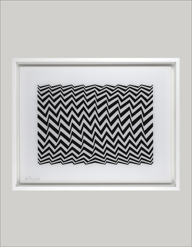 Bridget Riley "Untitled (Fragment 3) (Schubert 5c)" 1965 - Moche Project